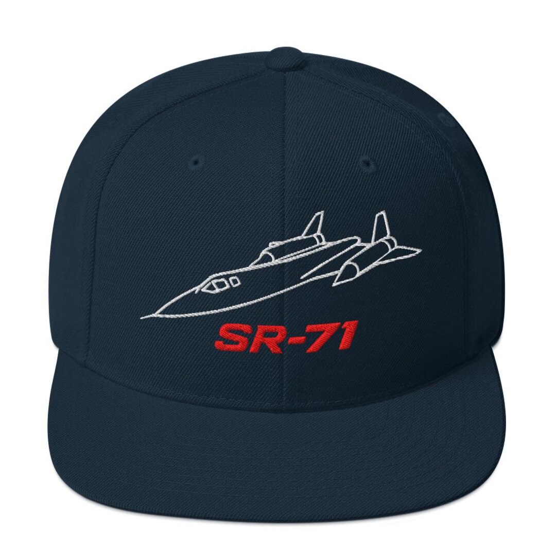 SR-71 Blackbird Hat Stealth Jet Line Art Aviation Enthusiasts ...