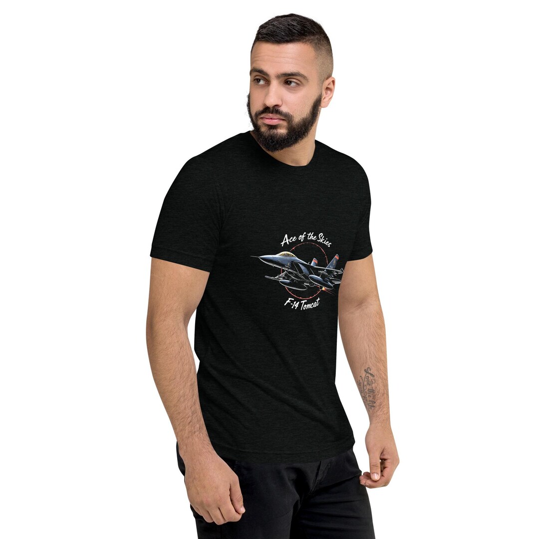 F-14 Tomcat Ace of the Skies Fighter Jet T-shirt Vintage Military ...