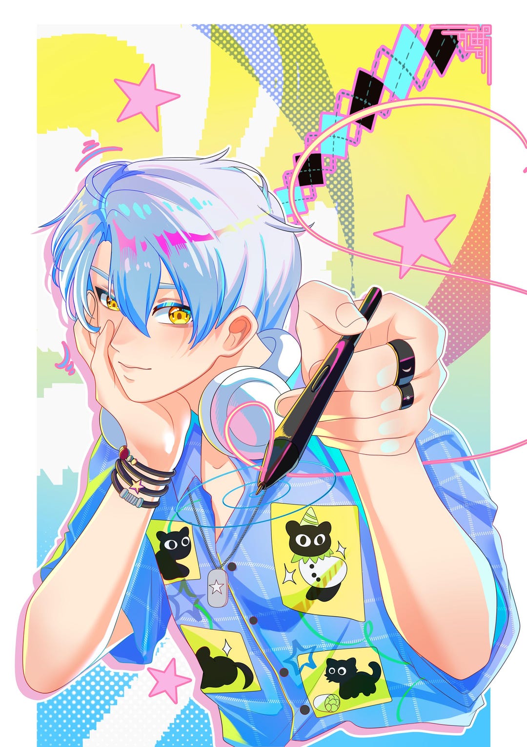 Custom Anime PFP & Character Portrait – Vtuber OC – Icon Art - Etsy