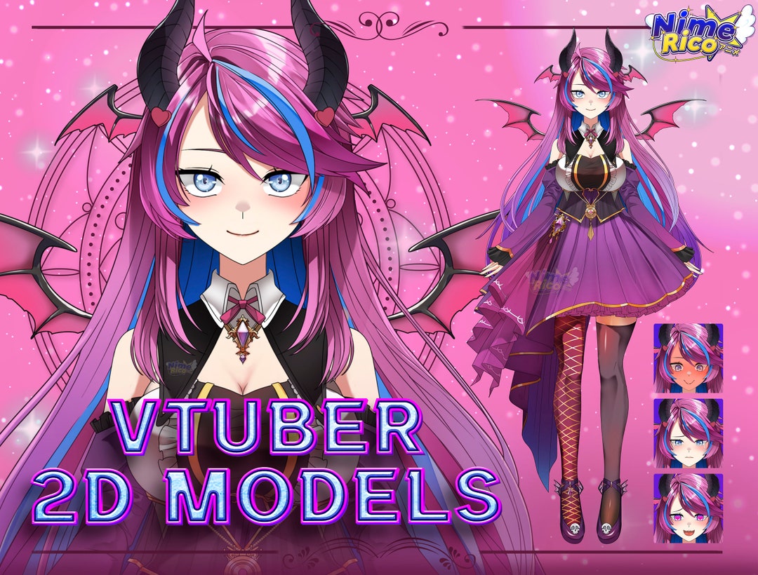 Custom Vtuber Rigging Model Vtuber Anime Vtube Model Rigging Vtuber ...