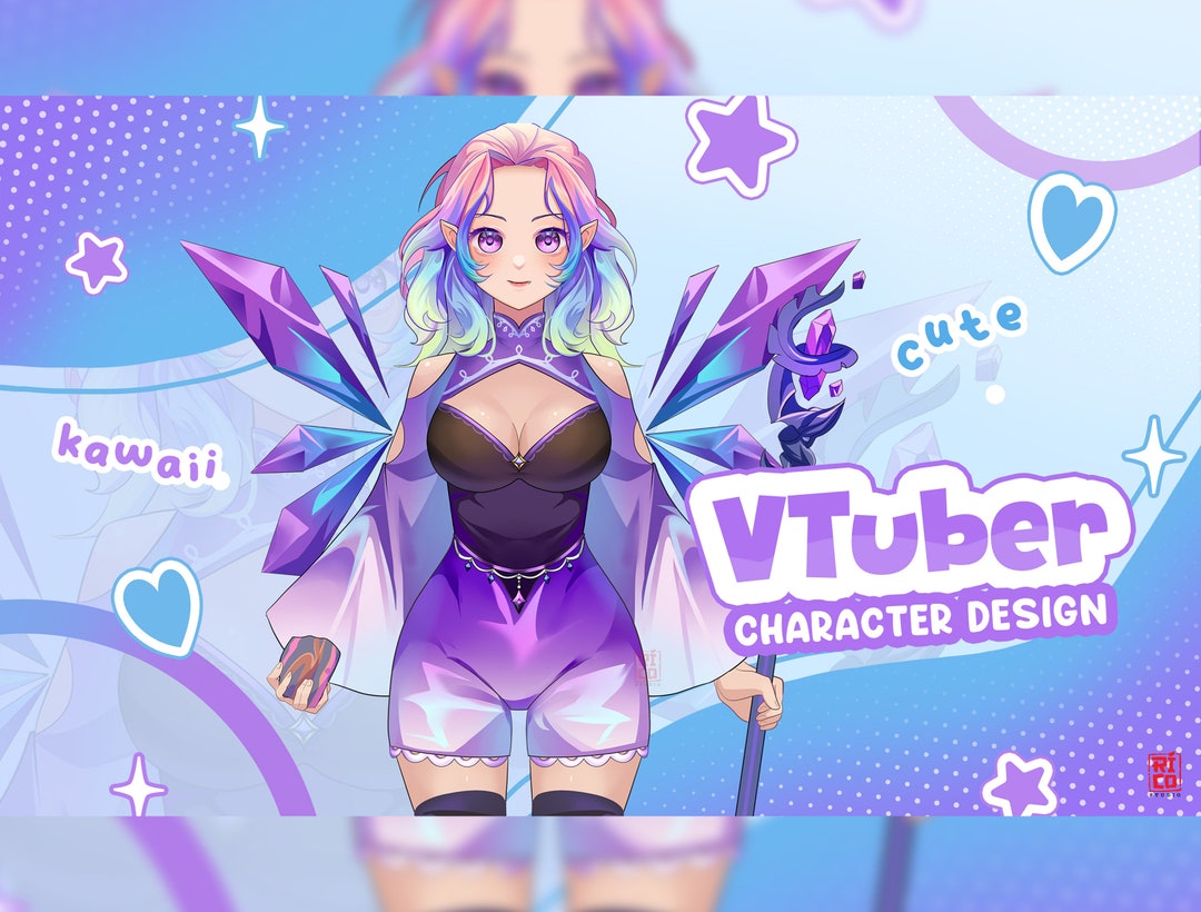 Colorful Vtuber Model Custom Vtuber Model Vtuber Commission Vtuber ...