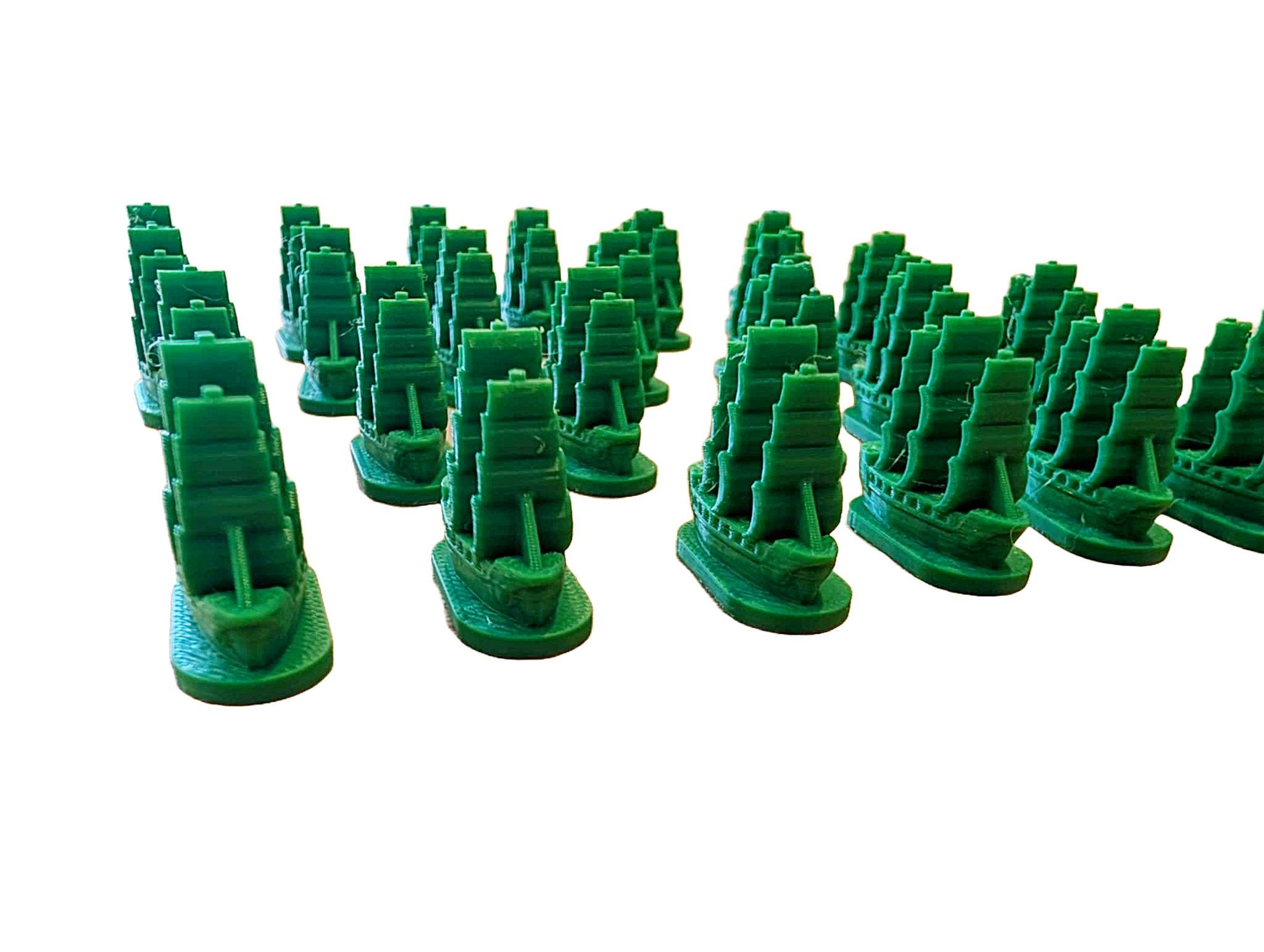 3D Printed Ship Tokens: Board Game Upgrade Pieces - Etsy