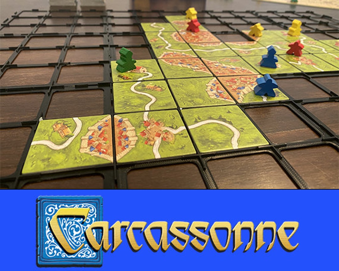 Carcassonne Tile Holder 3x3 Grid Carcassonne 12 Grids Pack - Etsy