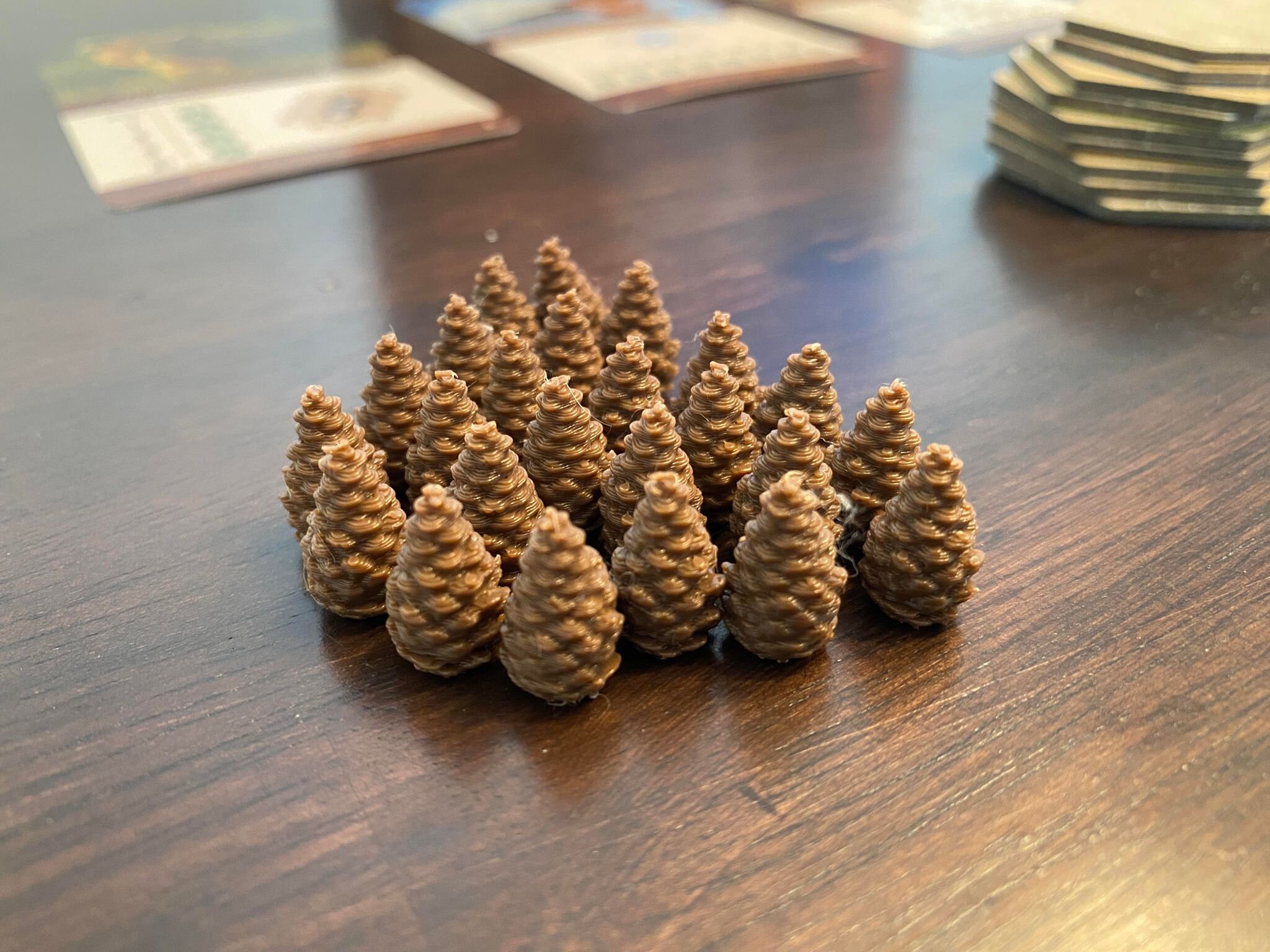 Cascadia 3d Print Pine Tokens 25 Pack - Etsy