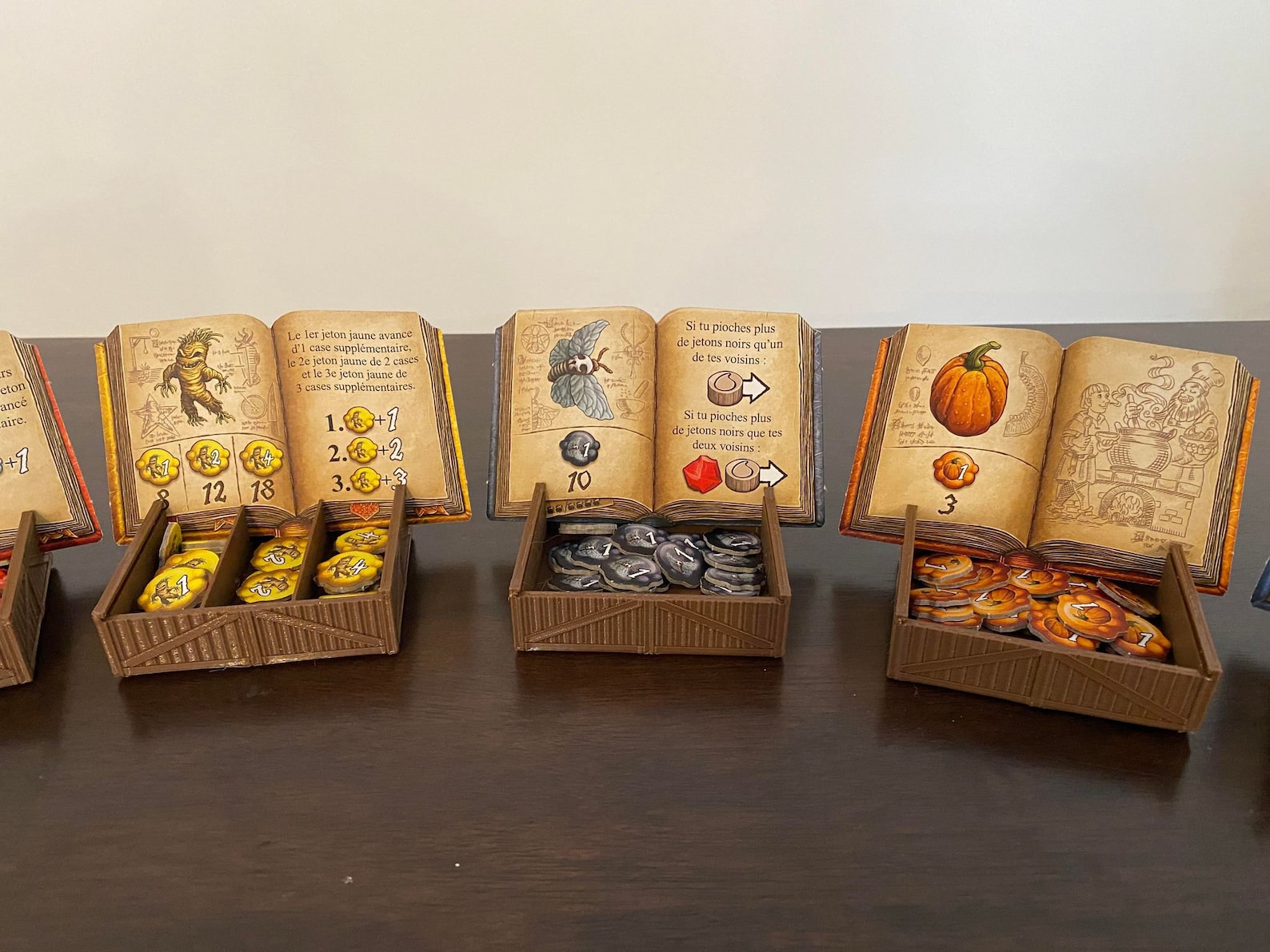 The Quacks of Quedlinburg Storage Boxes Organizer / Insert - 8 Tokens ...