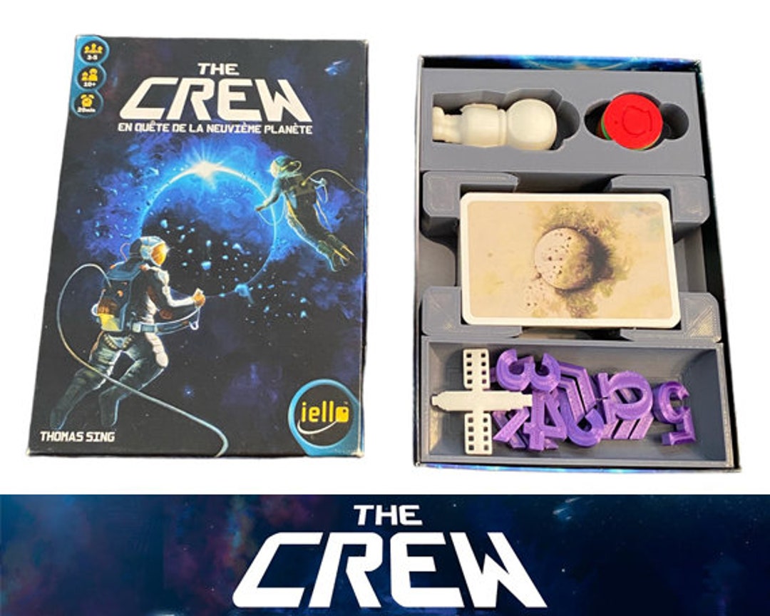 The Crew Board Game Insert + 17 Pcs Tokens - Etsy