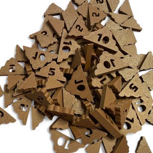 Earth Board Game 3D Tokens – Soil, Leaf Cubes & Player Markers Upgrade ...