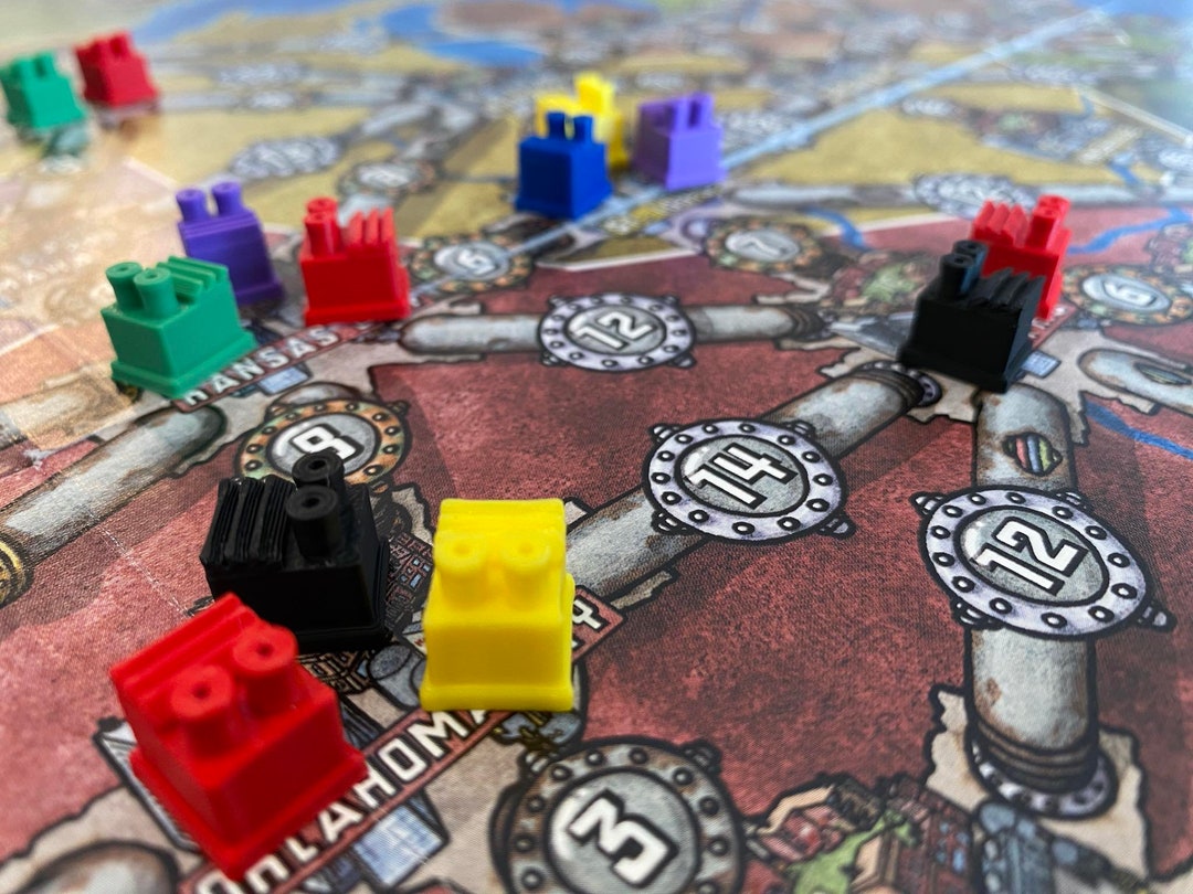 Power Grid Board Game Upgraded Tokens | Premium Game Pieces for ...