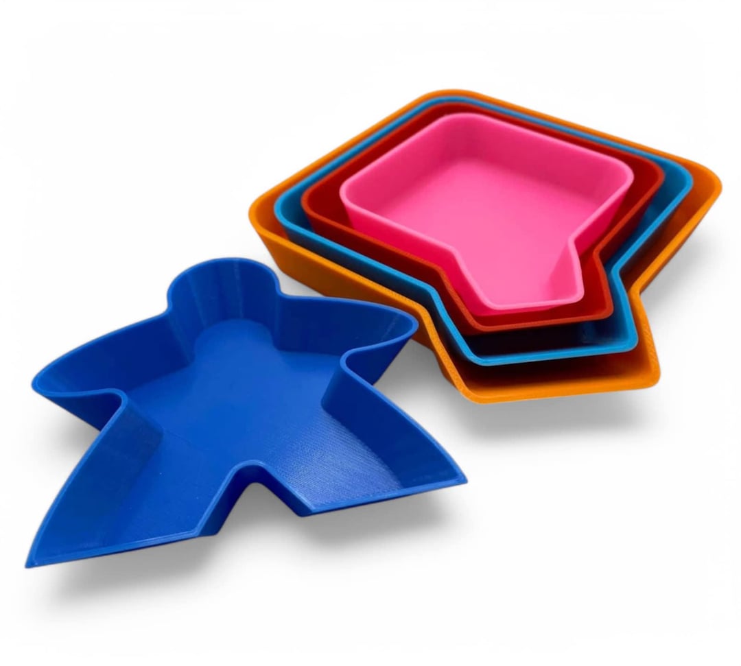 Stackable Board Game Trays – Multi-size and Shape Storage for Tokens ...