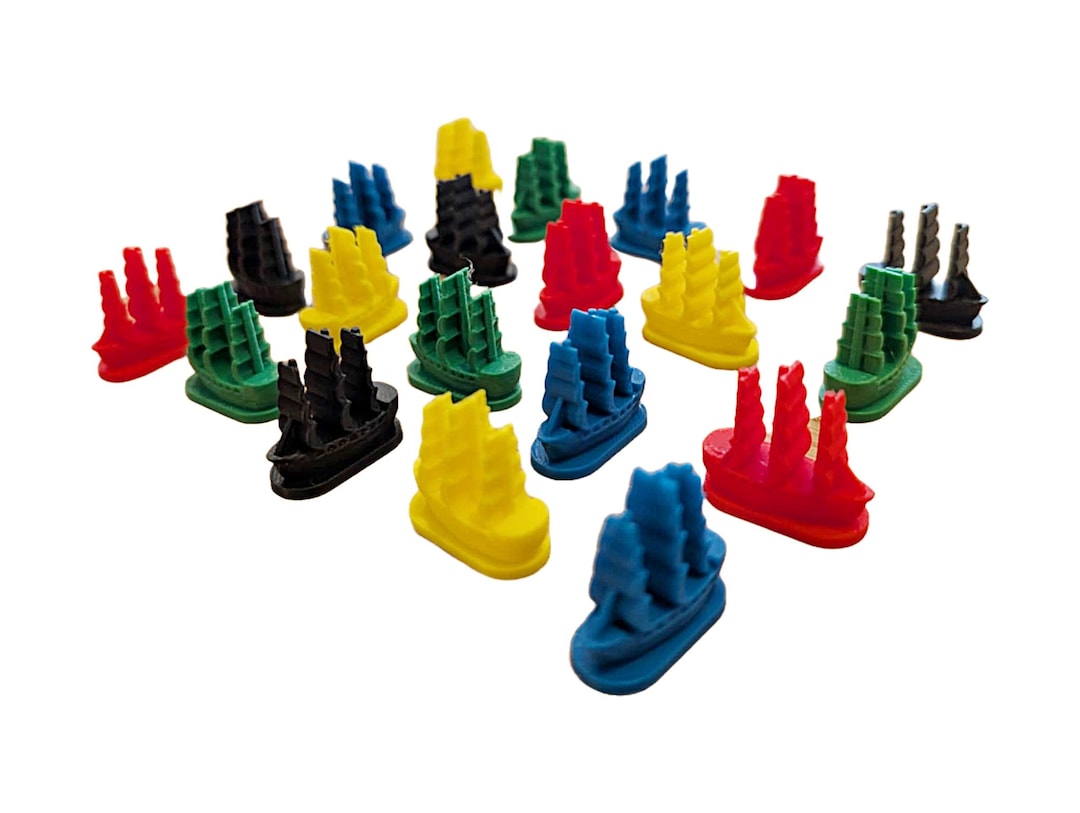 3D Printed Ship Tokens: Board Game Upgrade Pieces - Etsy