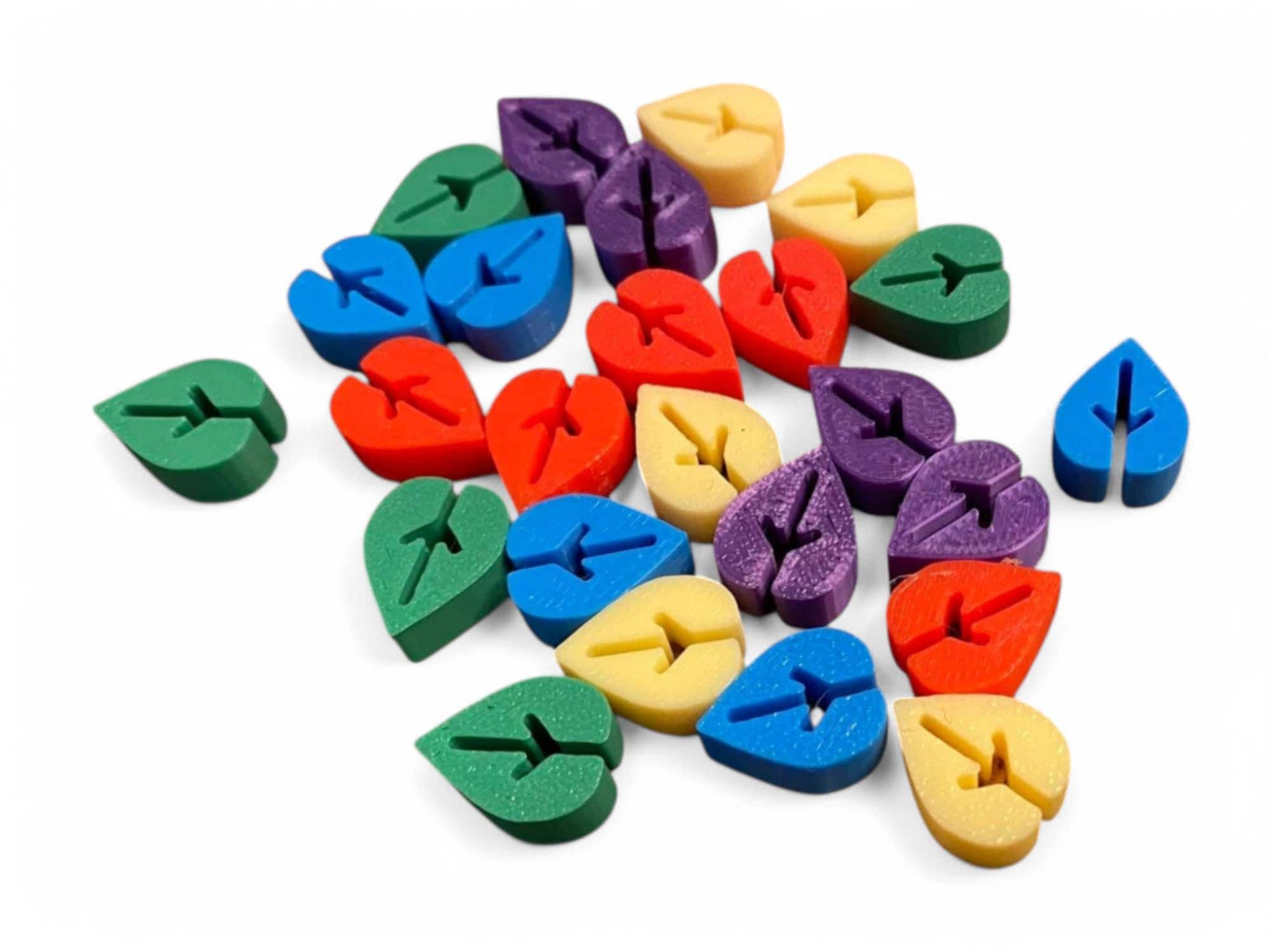 Earth Board Game 3D Tokens – Soil, Leaf Cubes & Player Markers Upgrade ...