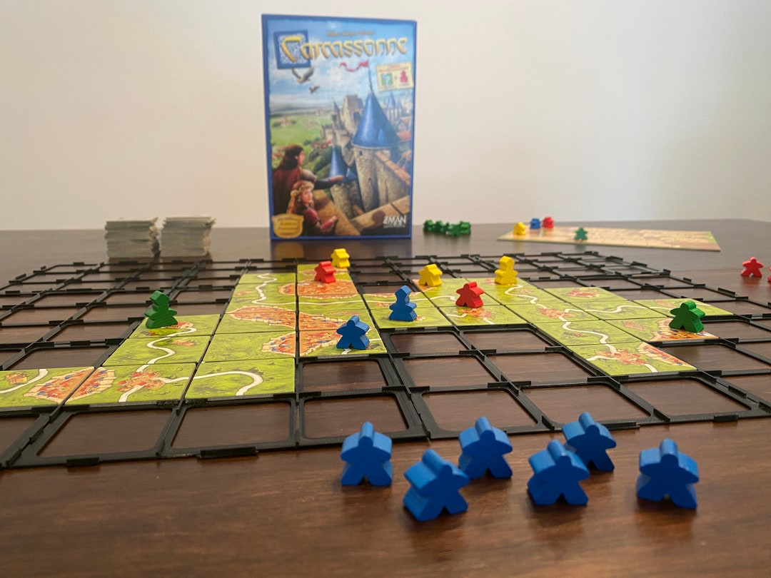 Carcassonne Tile Holder 3x3 Grid Carcassonne 12 Grids Pack - Etsy