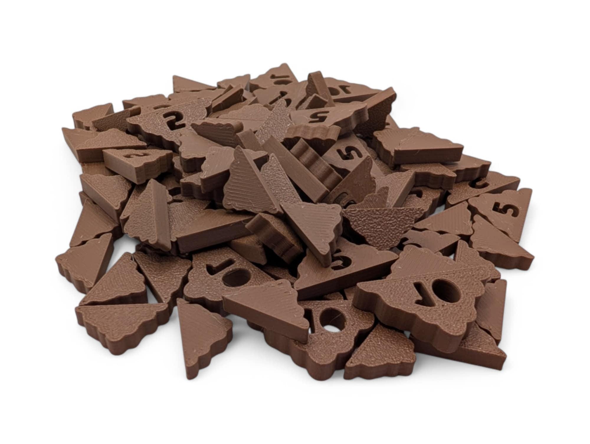 Earth Board Game 3D Tokens – Soil, Leaf Cubes & Player Markers Upgrade ...