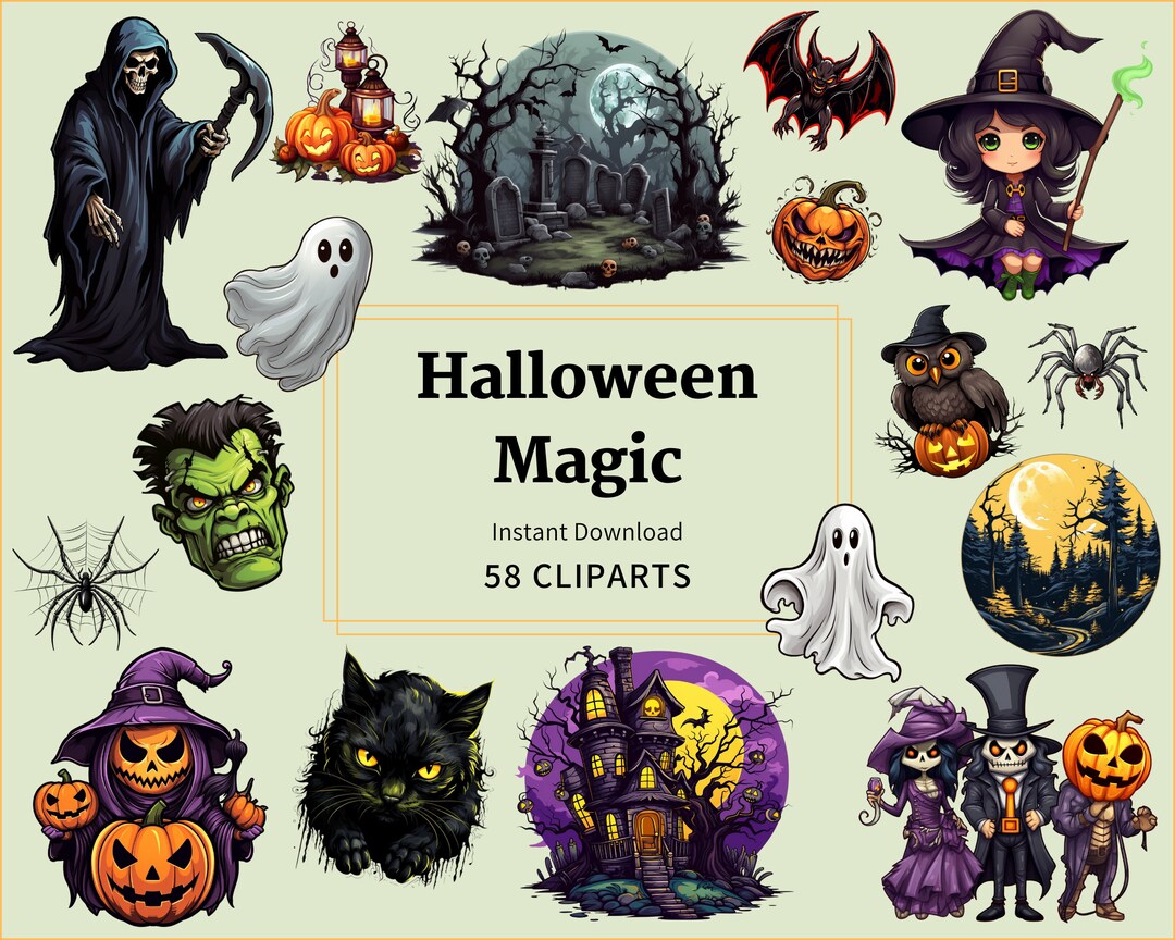 58 Spooky Halloween Pngs Essential Clipart for Haunted Invitations ...