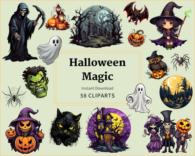 58 Spooky Halloween Pngs Essential Clipart for Haunted Invitations ...