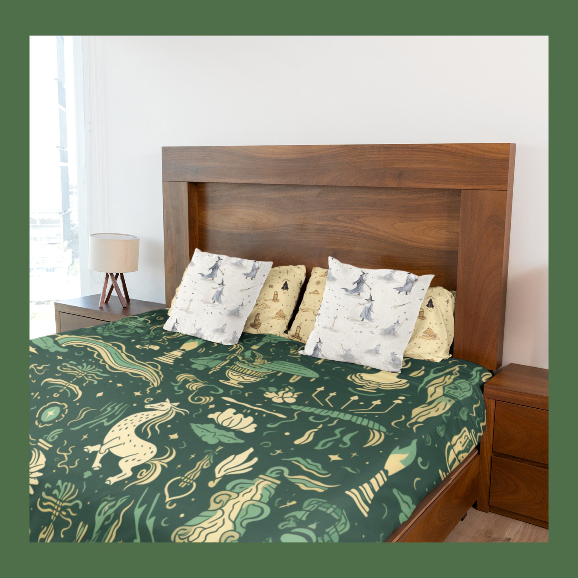 Wizard Pattern Digital Paper, Seamless Pattern, Wizard Junk Journal ...