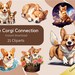 The Corgi Connection 21 Cliparts Pack Pembroke Corgi PNG - Etsy