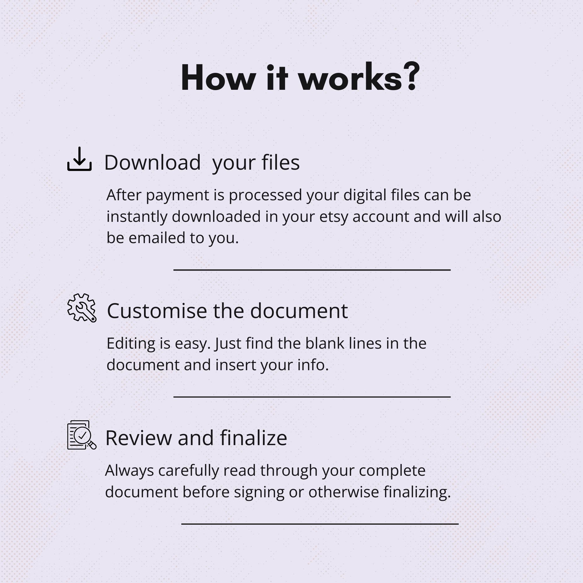 Month-to-month Rental Agreement Template, Lease Contract, Rental Form ...