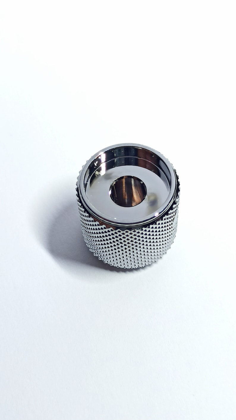 Chrome, Black, Gold Metal Guitar Knob for Telecaster, Starcaster ...