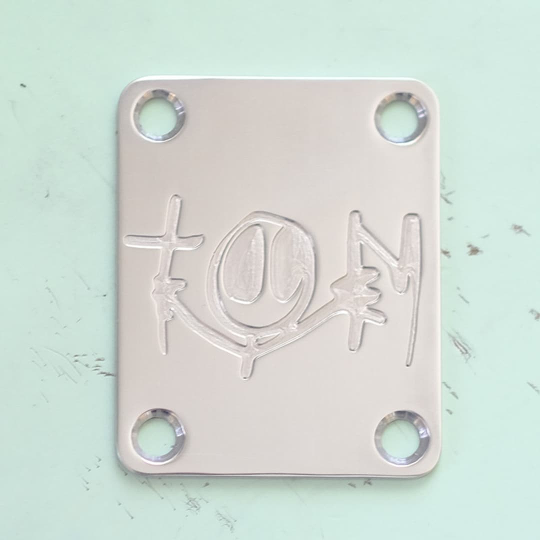 Neck Plate Tom Delonge 2023 Reissue Custom by Blaudez Guitars - Etsy UK