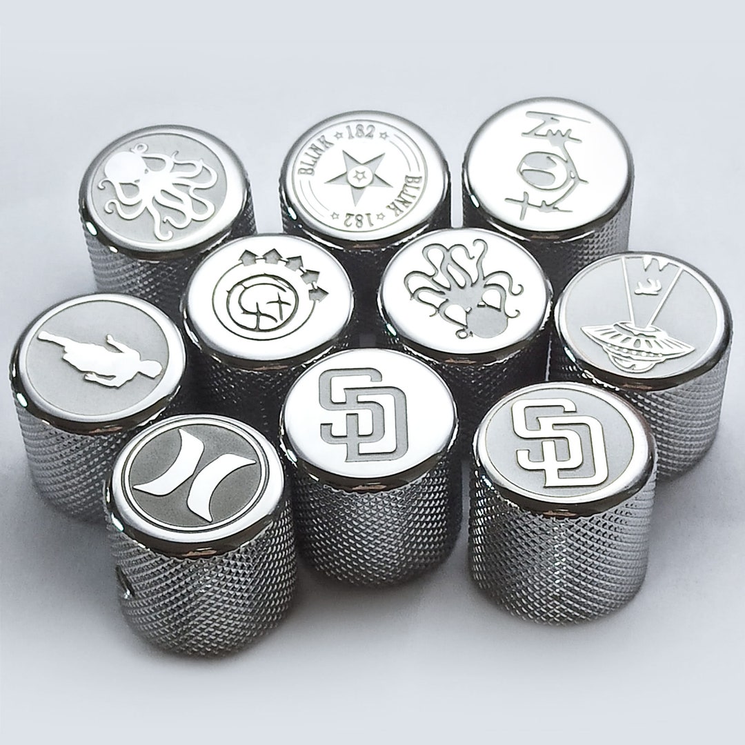 Blink 182, Chrome Metal Guitar Knob Deep Engraving Blaudez Guitar - Etsy