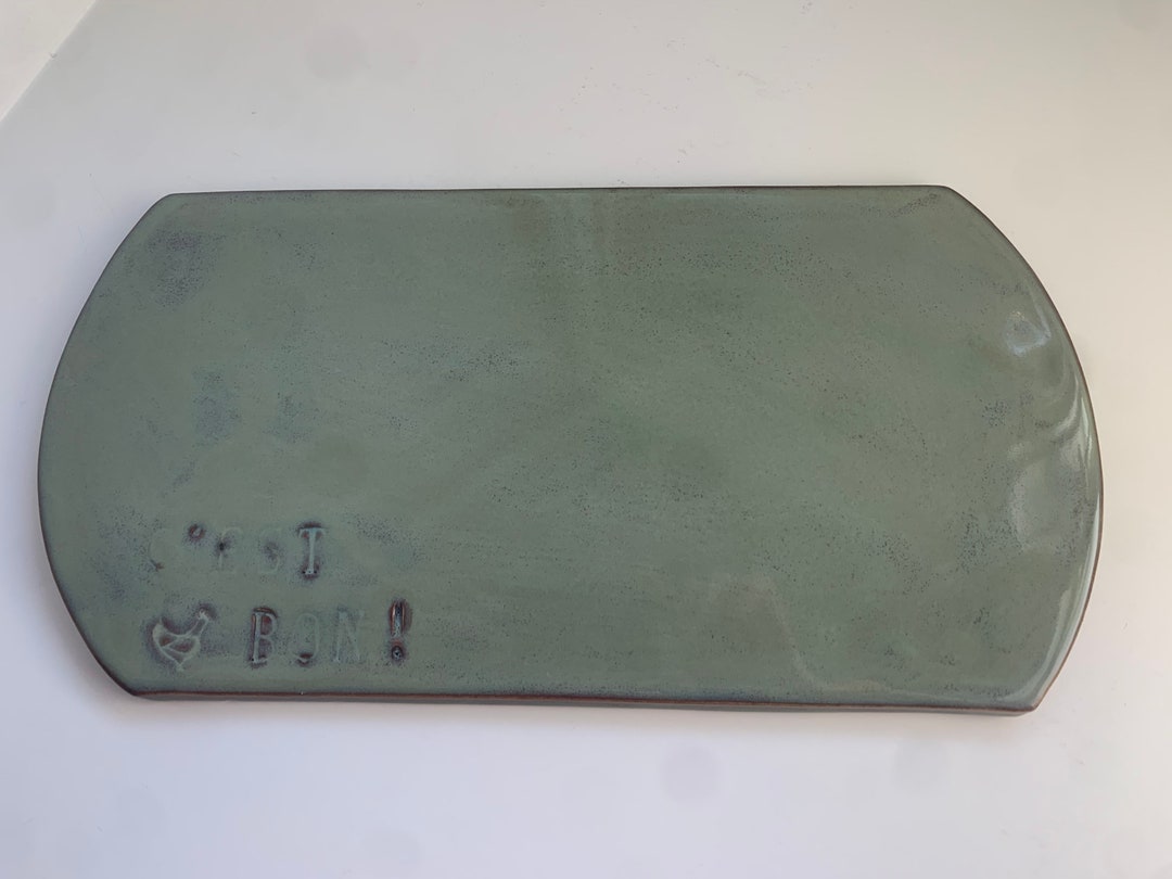 Handmade Ceramic Serving Platter - C'est Bon - Etsy