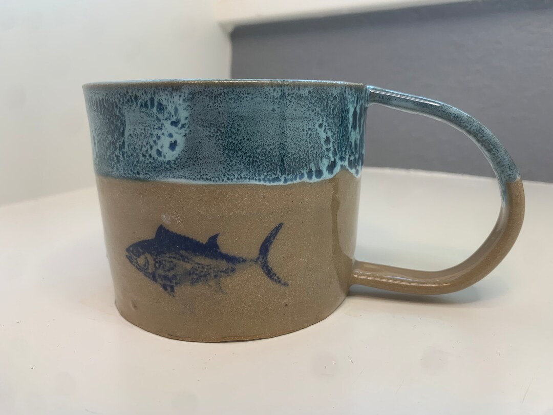 Ceramic Mug Under the Sea Fish - Etsy