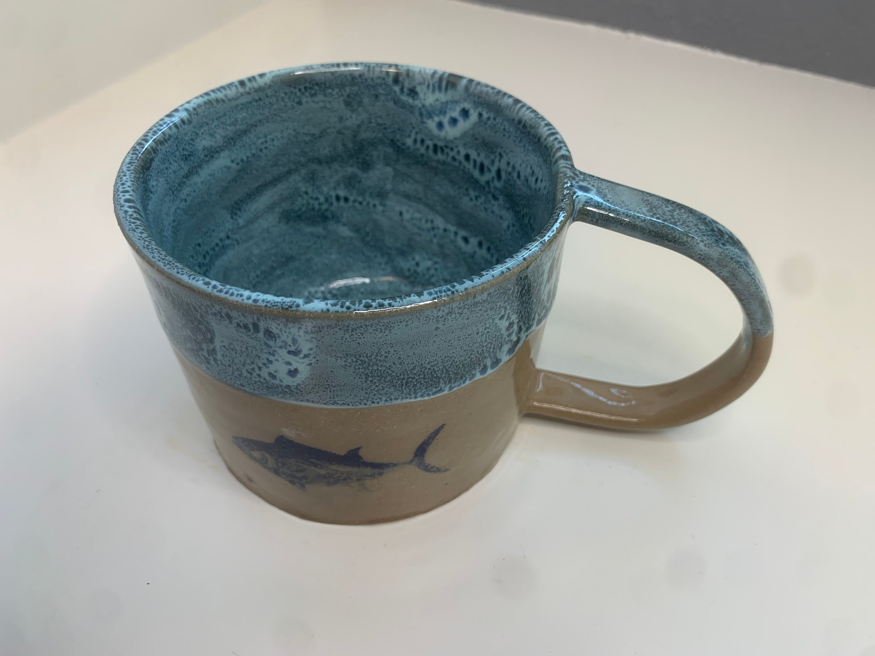 Ceramic Mug Under the Sea Fish - Etsy