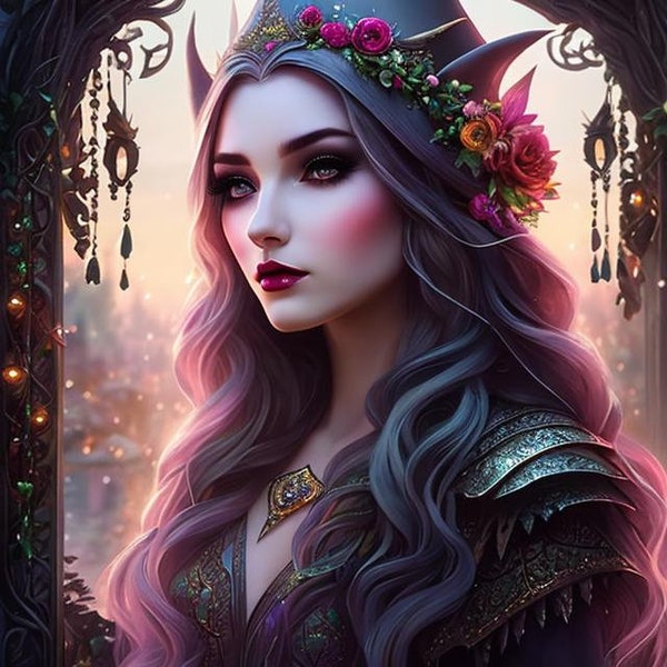 Witch Portrait - Etsy