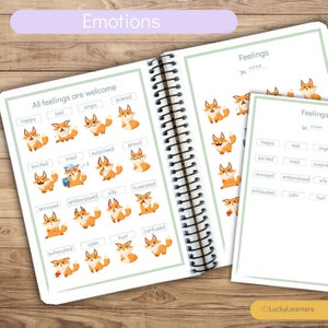 Printable Emotions Bundle Activity for Toddlers Feelings Montessori ...