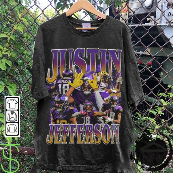 Justin Jefferson Graphic T Shirt - Etsy