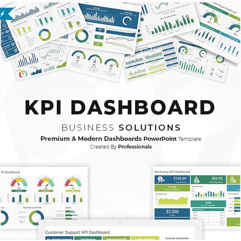 1000+ Multipurpose KPI Data Chart - Business + Animated Microsoft Power ...