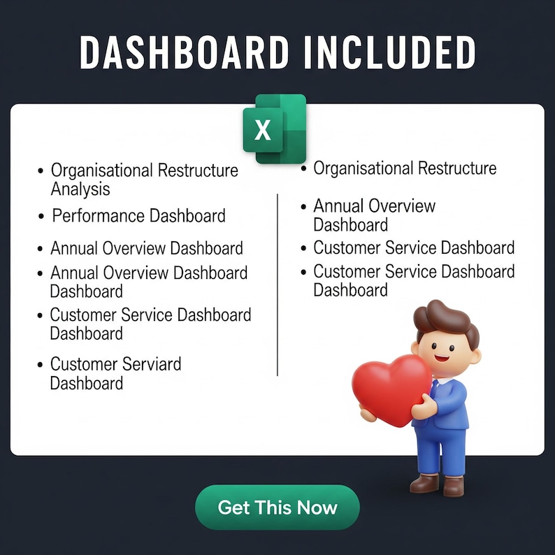 50 Mega Excel Dashboard Collection | Fully Excel Editable - Etsy