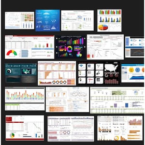 50 Mega Excel Dashboard Collection | Fully Excel Editable - Etsy