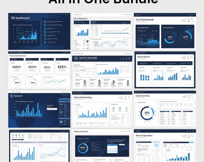 CEO Dashboard - Excel Template | Financial Dashboard | Finance ...