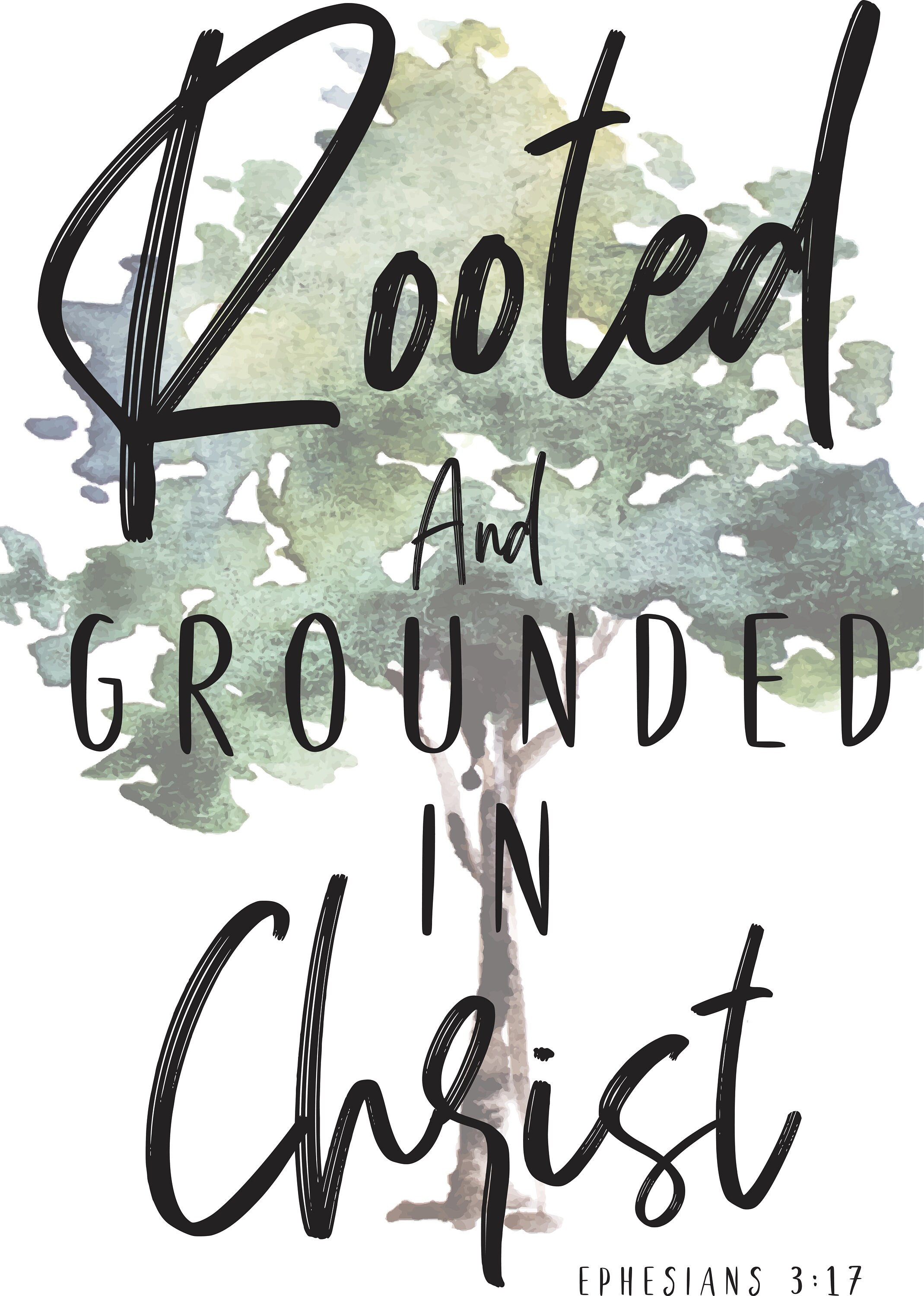 Rooted and Grounded Print - Etsy