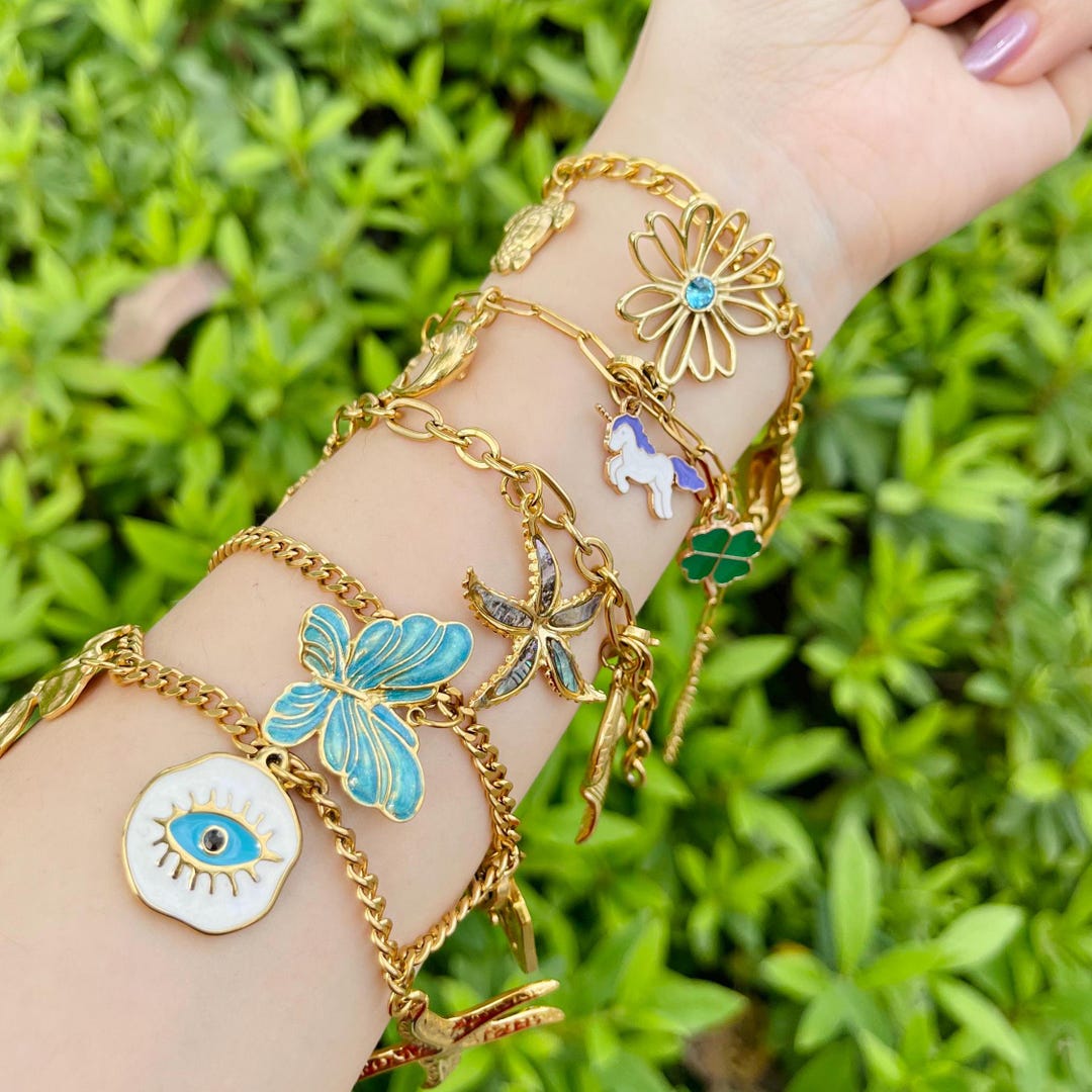 Custom Charm Bracelet - Build Your Own Bracelet With 500+ Charms ...