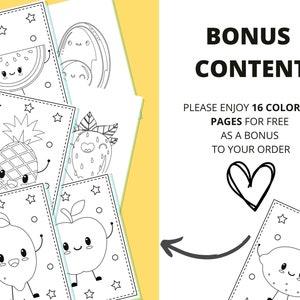 Printable 12 Fruit Flashcards FREE Coloring Pages ESL Flashcards for ...