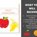 Printable 12 Fruit Flashcards FREE Coloring Pages ESL Flashcards for ...
