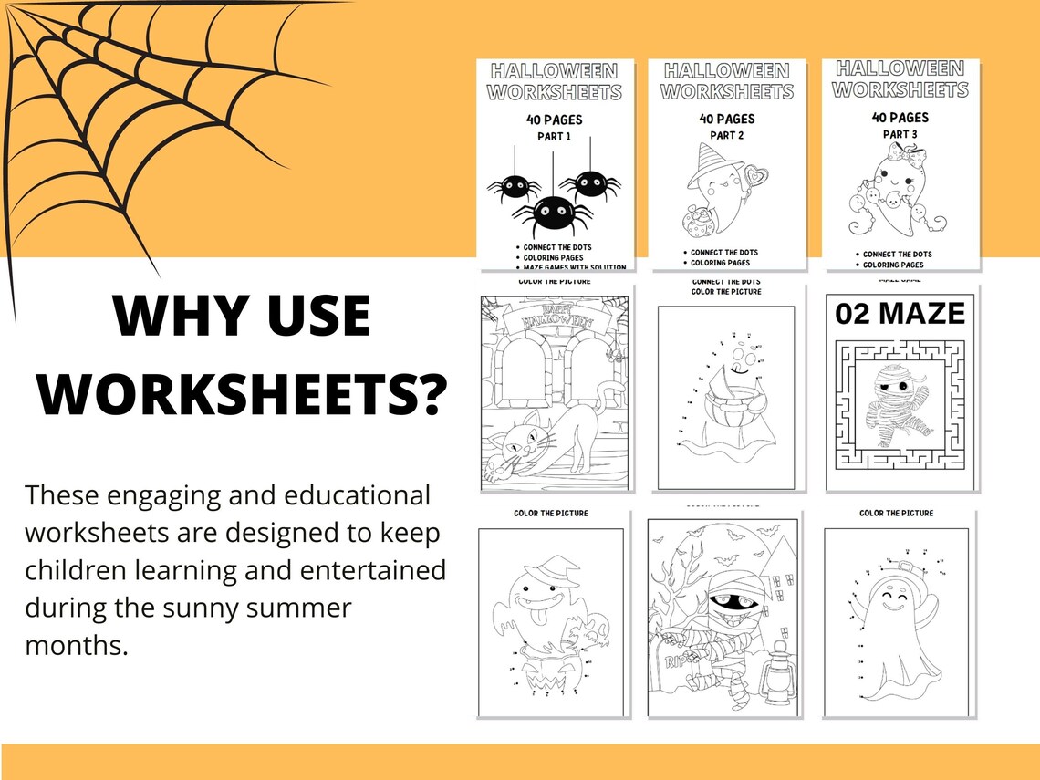 Spooktacular Halloween Printable Worksheets for Kids Download Activity ...