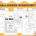 Spooktacular Halloween Printable Worksheets for Kids Download Activity ...