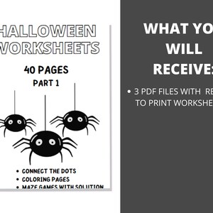 Spooktacular Halloween Printable Worksheets for Kids Download Activity ...