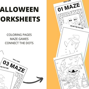 Spooktacular Halloween Printable Worksheets for Kids Download Activity ...