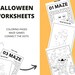 Spooktacular Halloween Printable Worksheets for Kids Download Activity ...