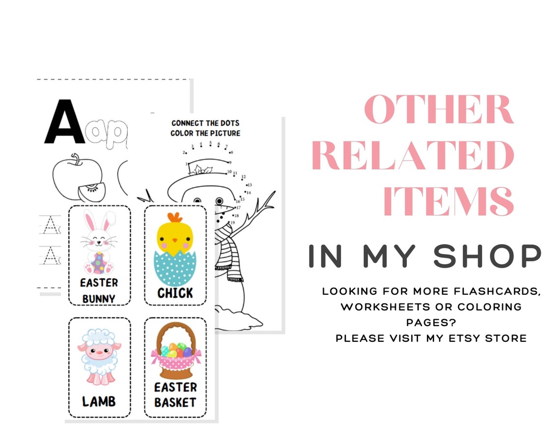 Printable Farm Animals Flashcards BONUS Free Worksheets ESL Animal ...