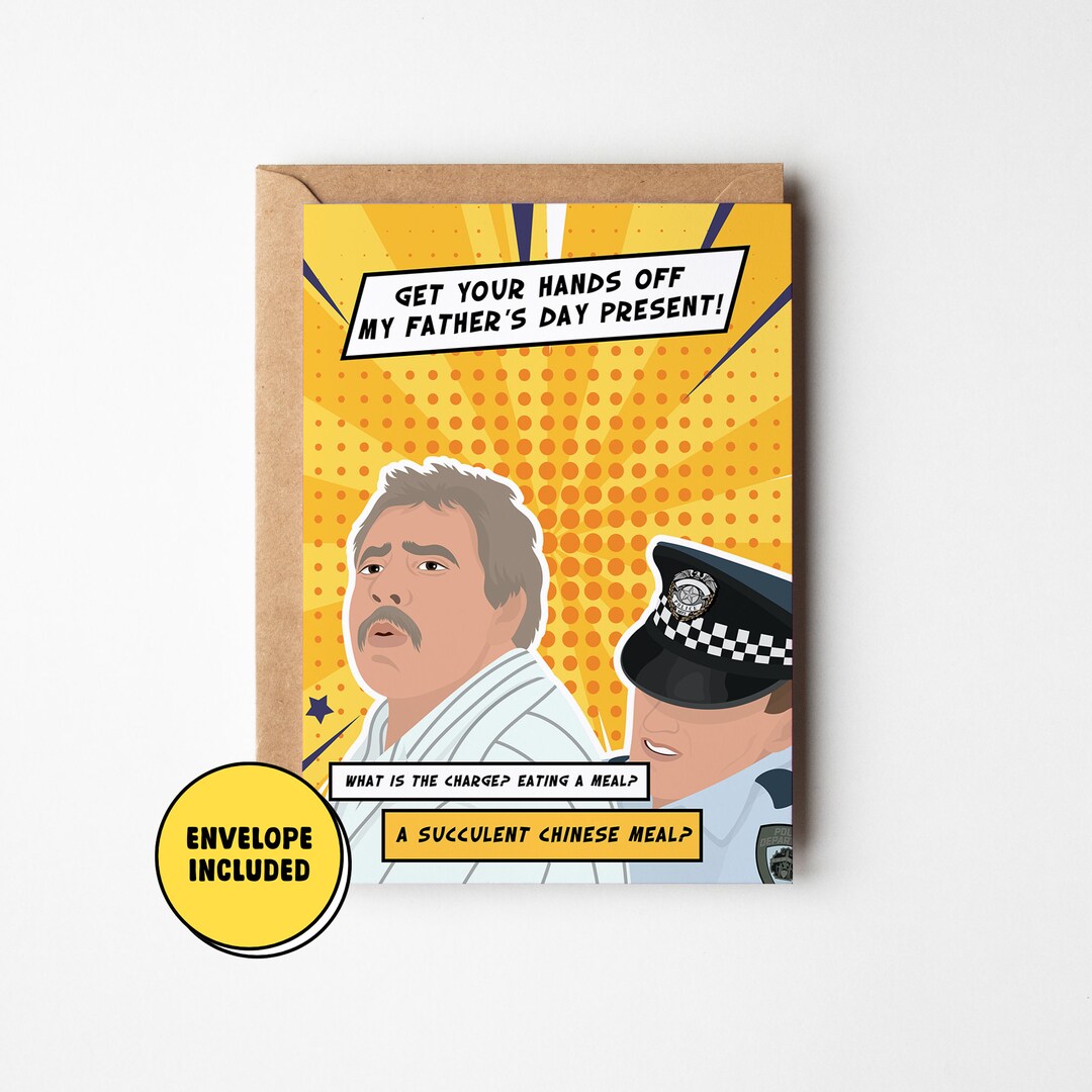 Democracy Manifest Father's Day Card, Succulent Chinese Meal, Aussie ...