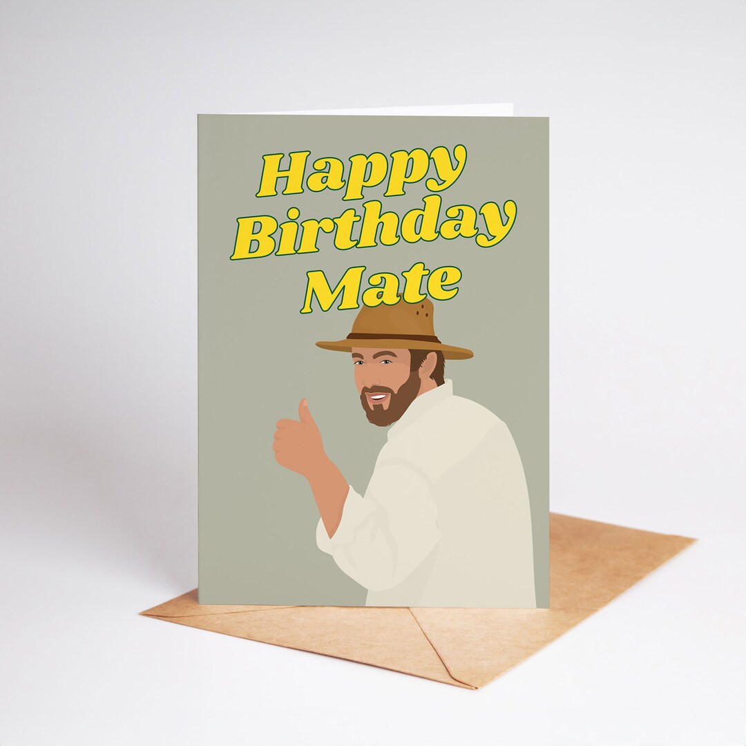 Happy Birthday Mate, Russel Coight Greeting Card, Funny Birthday Card ...
