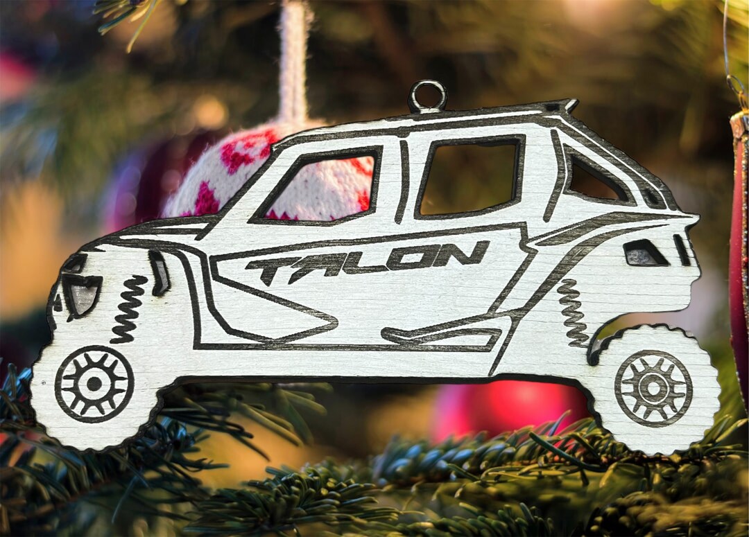 SXS Talon Christmas Ornament/keychain LASER FILE Only Svg, Dxf, Ai, for ...