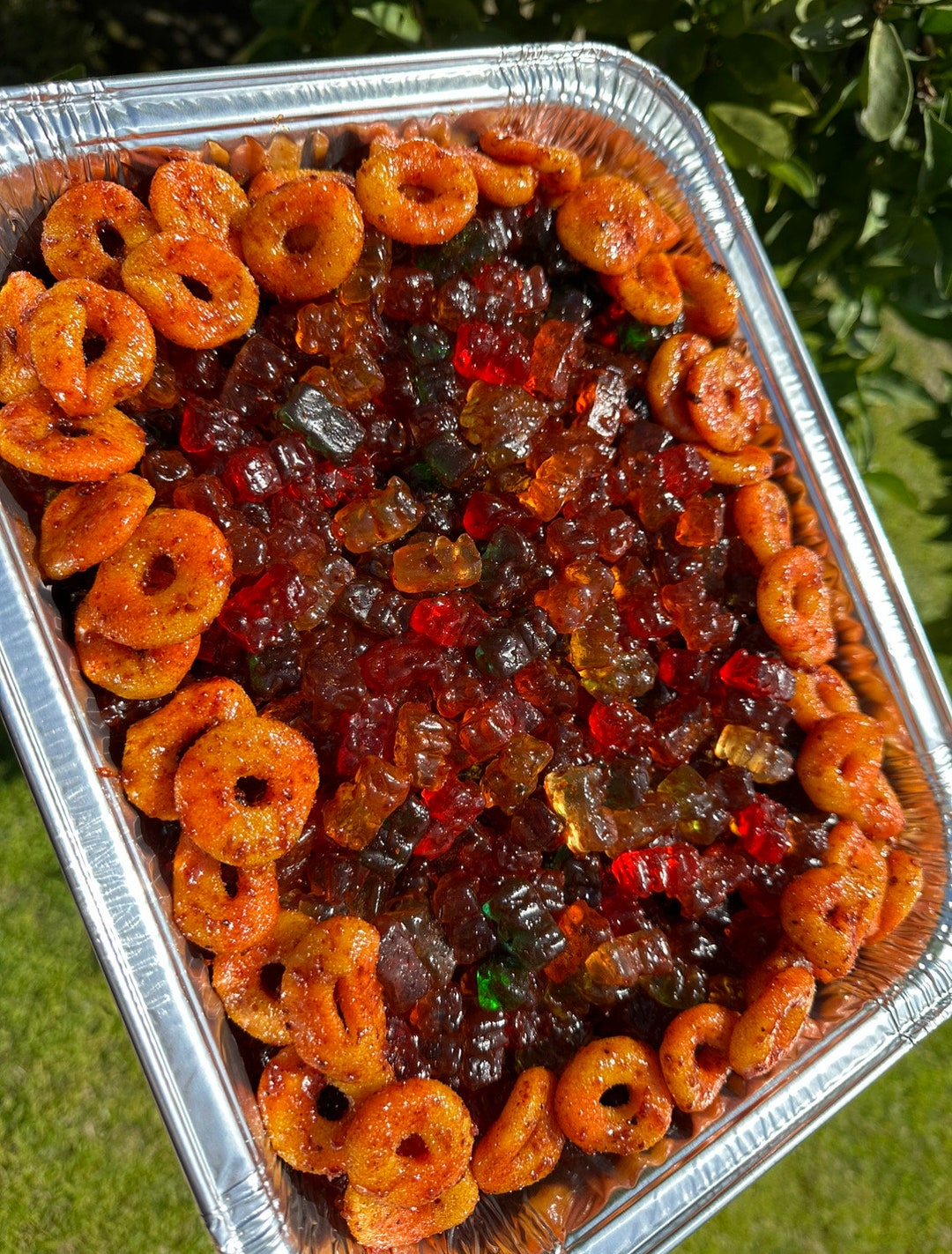Spicesymas Candy - Party Tray - 50-100 People - Chamoy Candy - Peach ...
