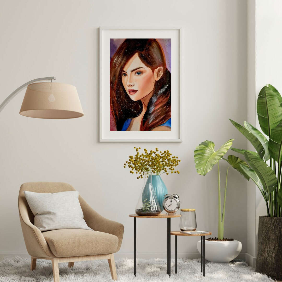Custom Made Female Watercolor Portraits Custom Illustration - Etsy